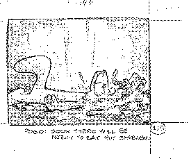 original Pogo comic art by Walt Kelly original handdrawn artwork ...