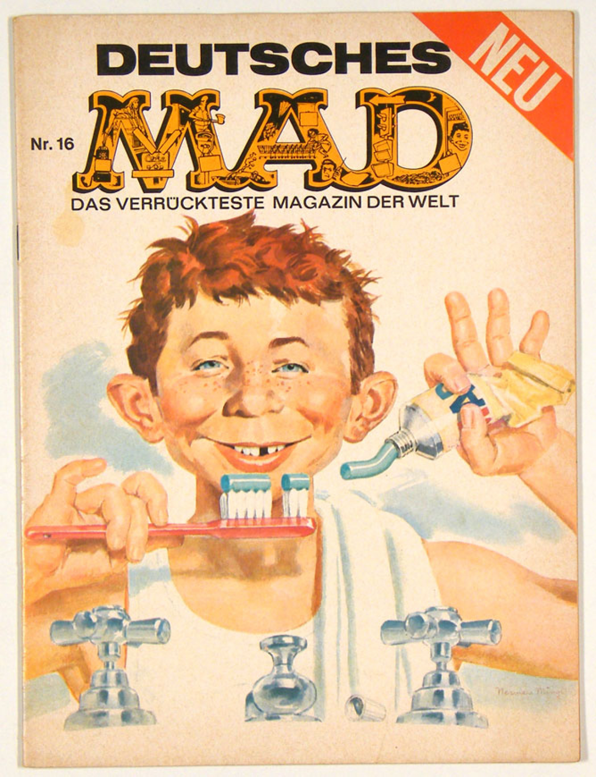 Mad 16, Heft Großformat, Bildschriften Verlag / Williams Verlag, 1967-1995